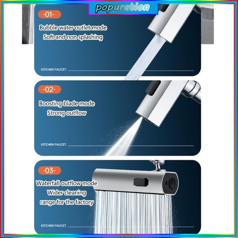 POP Simple Installation Kitchen Tap Practical Sink Tap Waterfall Faucet ...