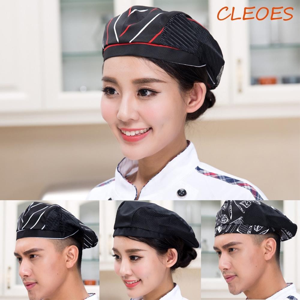 CLEOES Chef Hats Patchwork 56-58cm Cafe Restaurant Hotel Bake Work Wear Cook Beret | Shopee Malaysia