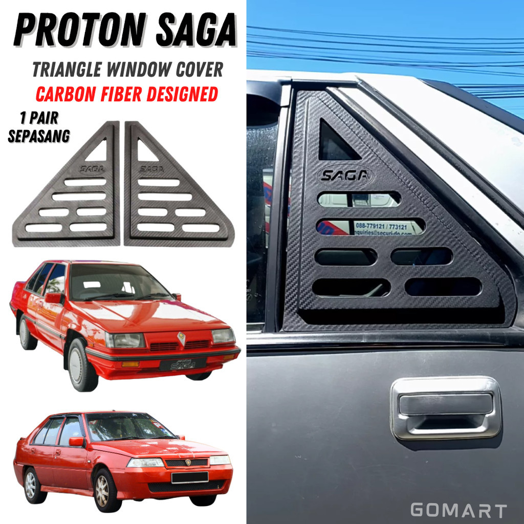 PROTON SAGA LAMA Iswara LMST SIDE WINDOW COVER Mustang louver Pelindung ...