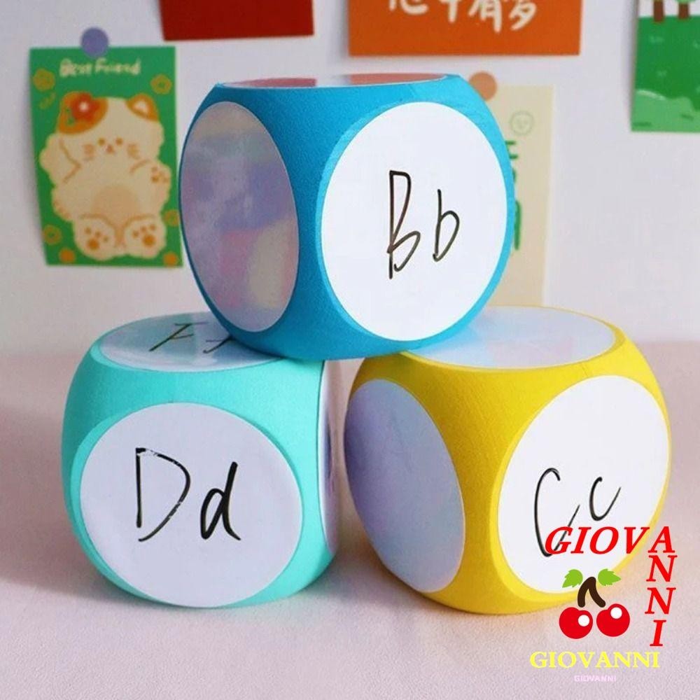 GIOVANNI Wipe Off Cube, White Board Portable DIY Blank Cube, Blank Game ...