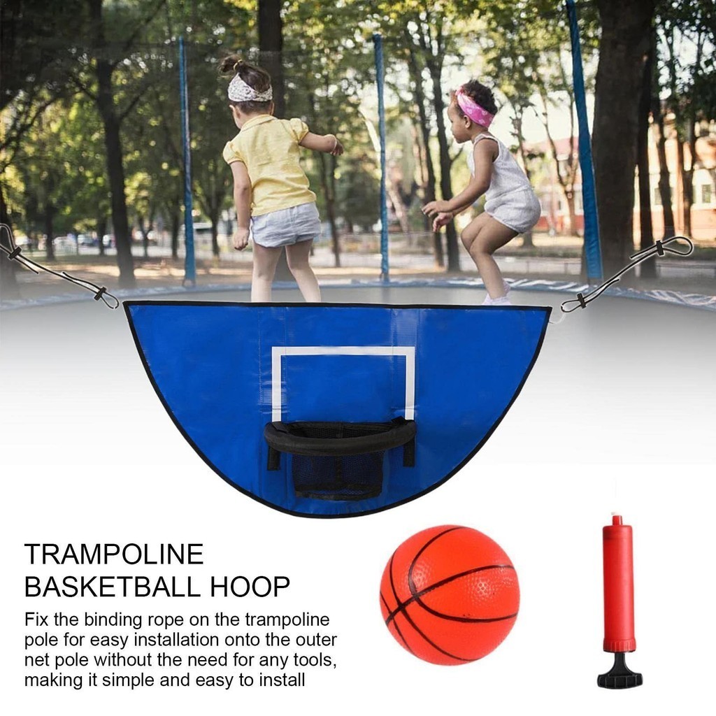 Trampoline Basketball Hoop Attachment Backboard Trampoline Basketball ...
