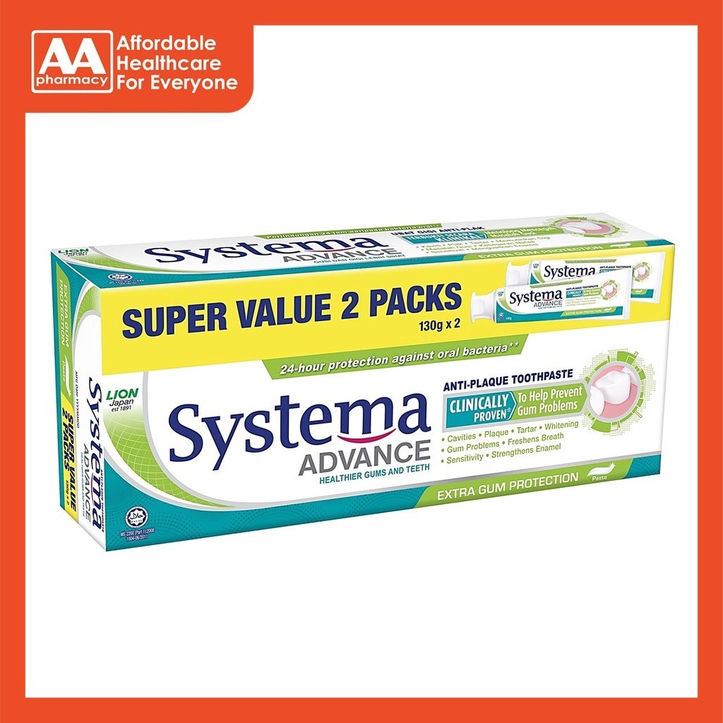 Systema Advance Toothpaste Extra Gum Protection 2X130g (Value Pack ...
