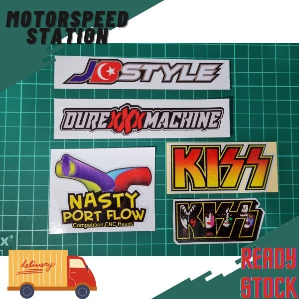 STICKER Dure Machine Nasty Kiss Pantul Stiker Motor | Shopee Malaysia