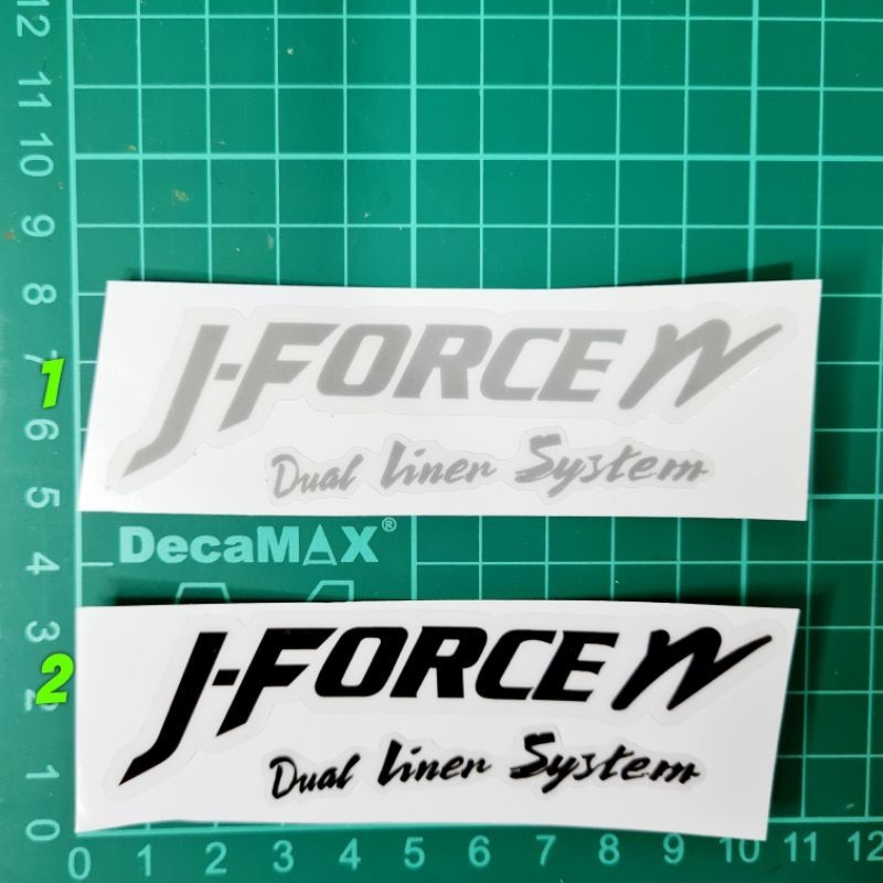 STICKER Printing SHOEIJ-force N Dual Liner System Stiker Motor Helmet ...