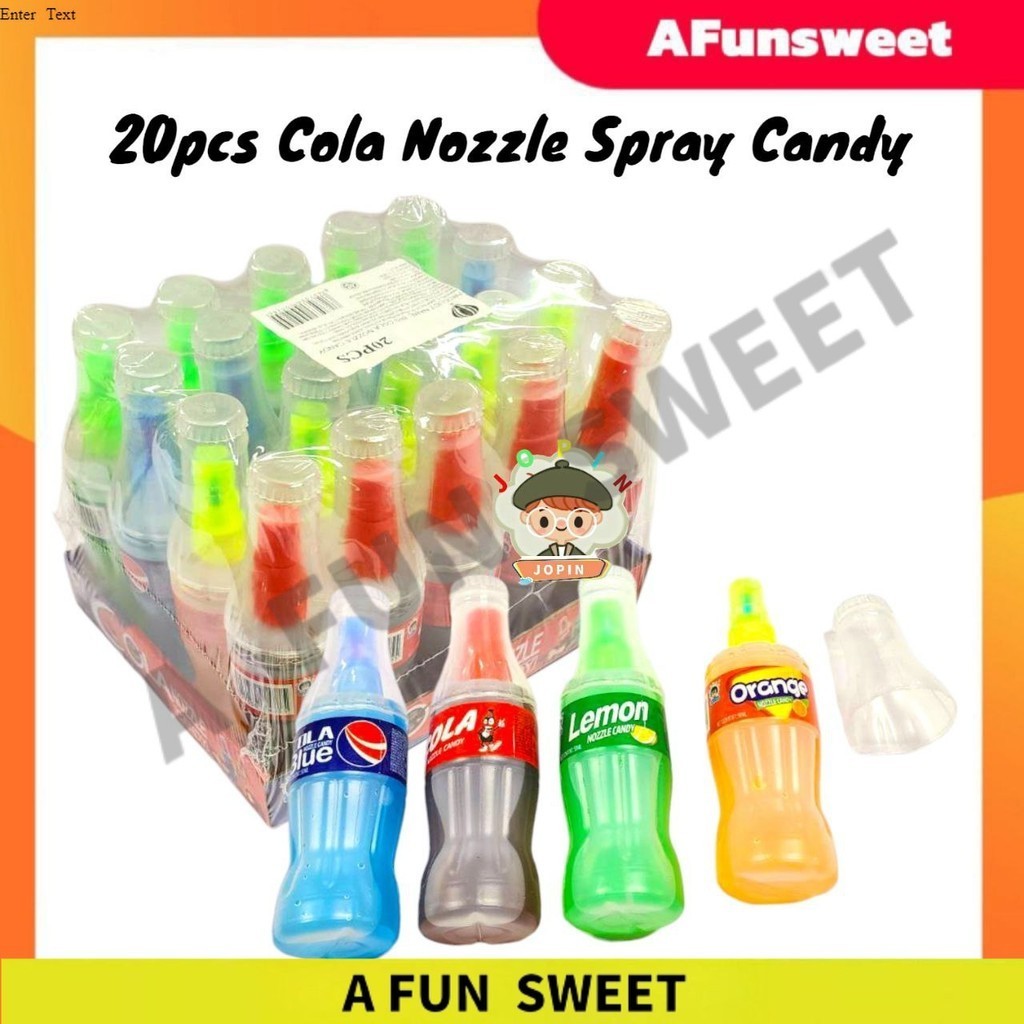 20pcs KHY Cola Nozzle extra Big Spray Candy soda btl design | Shopee ...