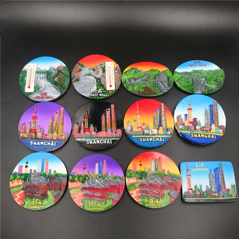 Refrigerator Magnet Chinese Resin Refrigerator Magnet Magnet Shanghai ...