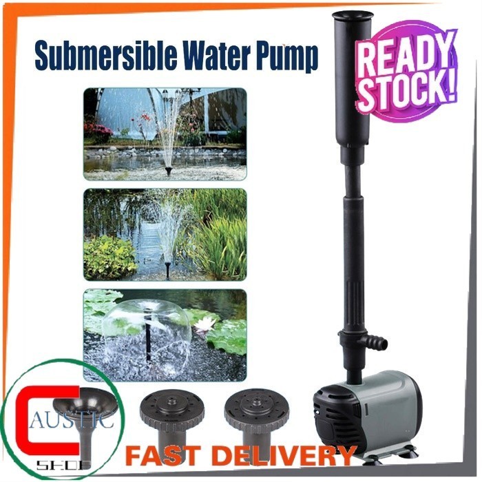 Garden Pond Fountain Water Pump Pam Air Pancut Kolam Taman dan Akuarium ...