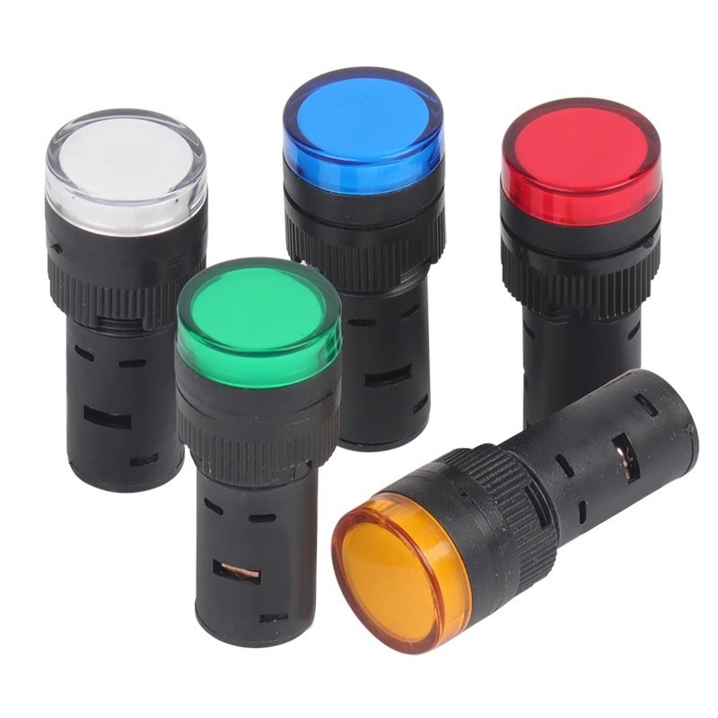 Headlight indicator light AD16-22 phi 16 voltage 220VAC / 12VDC led ...