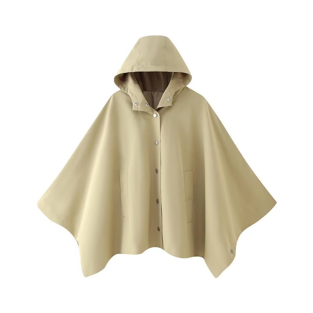 2024 Wholesale Hooded Loose Fitting Leisure Cloak Coat 4999 | Shopee ...