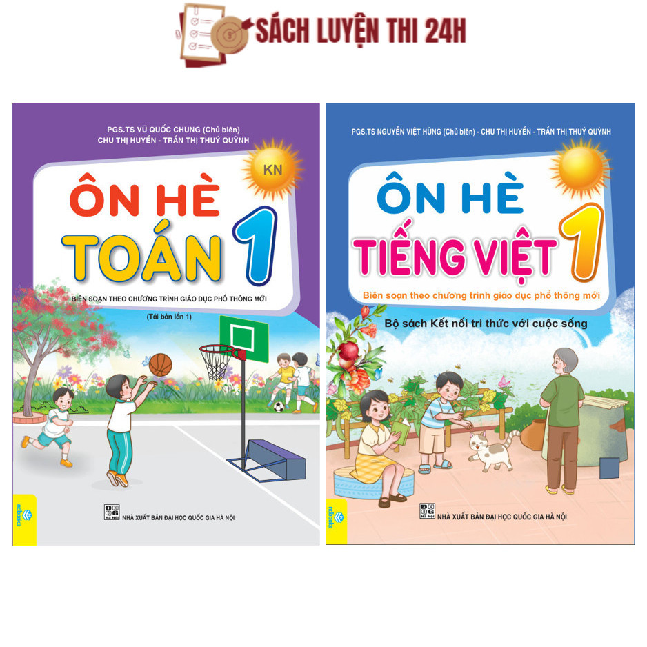 TRI Book - Math + Vietnamese Summer Review Set 1 (Connecting knowledge ...