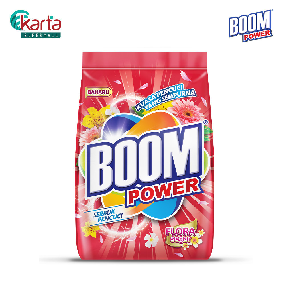 BOOM Powder Detergent Flora Segar 3.8kg | Shopee Malaysia