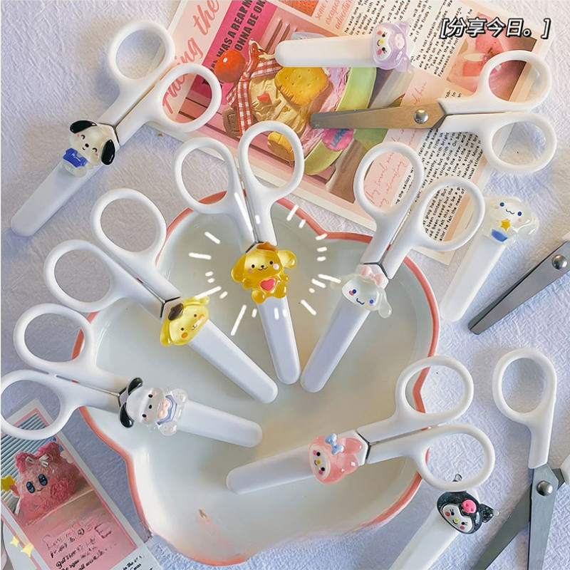 Cartoon Household Scissors Sanrio Cinnamoroll Pochacco Kuromi ...