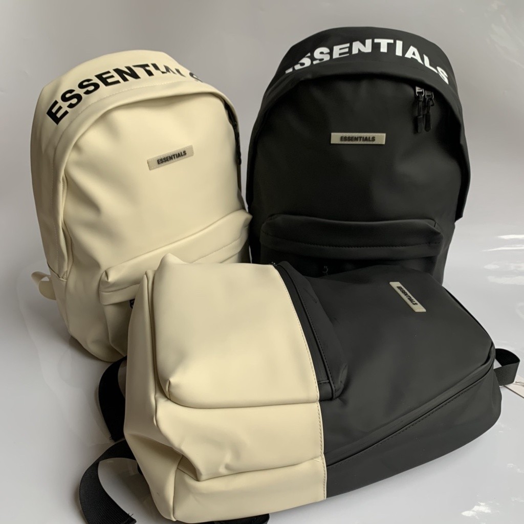 Fear of God ESSENTIALS Leather Backpack School Bag | Shopee Malaysia