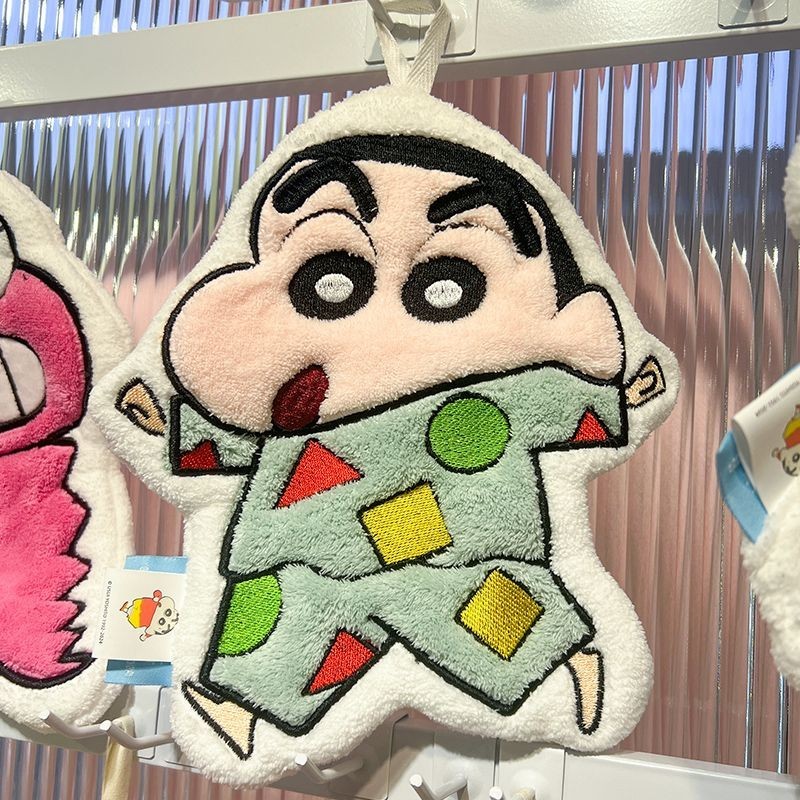 Crayon Shin-chan Hand Towel Hanging Super Absorbent Cute Cartoon Kitchen Bathroom Rag Children's ...