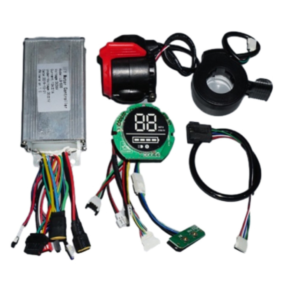 36V 350W 12A Electric Brushless Controller 8.5 Inch Brushless Motor Electric Scooter Controller ...