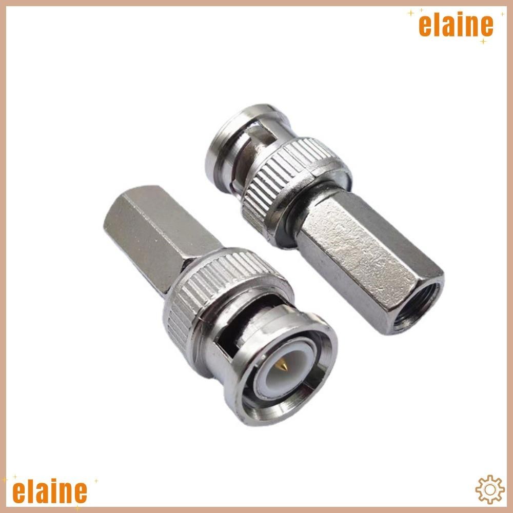 ELAINE2 10/20Pcs Coaxial Cable Adapter, BNC Male RG59 BNC Connection ...