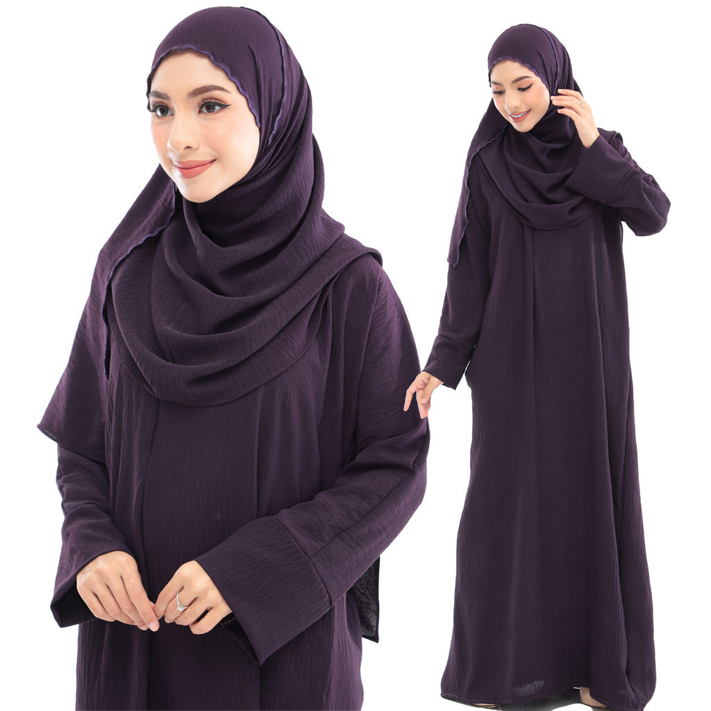 Buy Beautiful jubah, FREE Shawl Sulam included | Set jubah | Shawl ...