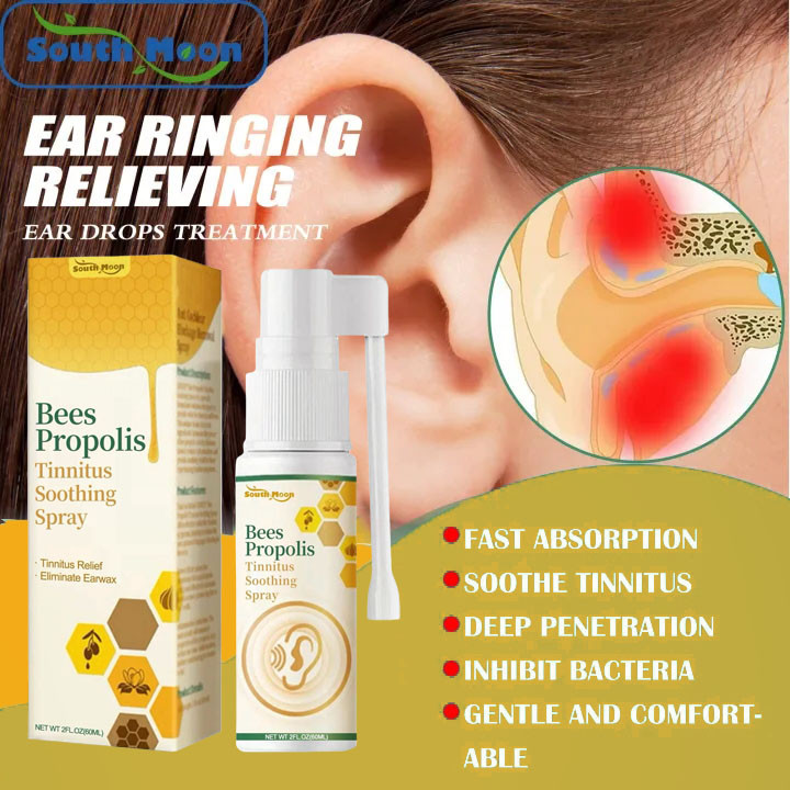 South Moon Tinnitus liquid, ear drops spray, infection treatment ...