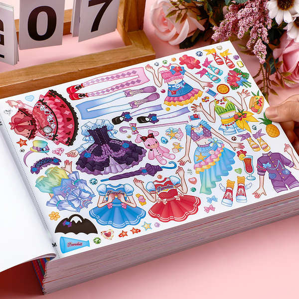 sticker nama buku sekolah sticker air balang sticker custom Genki Girl ...
