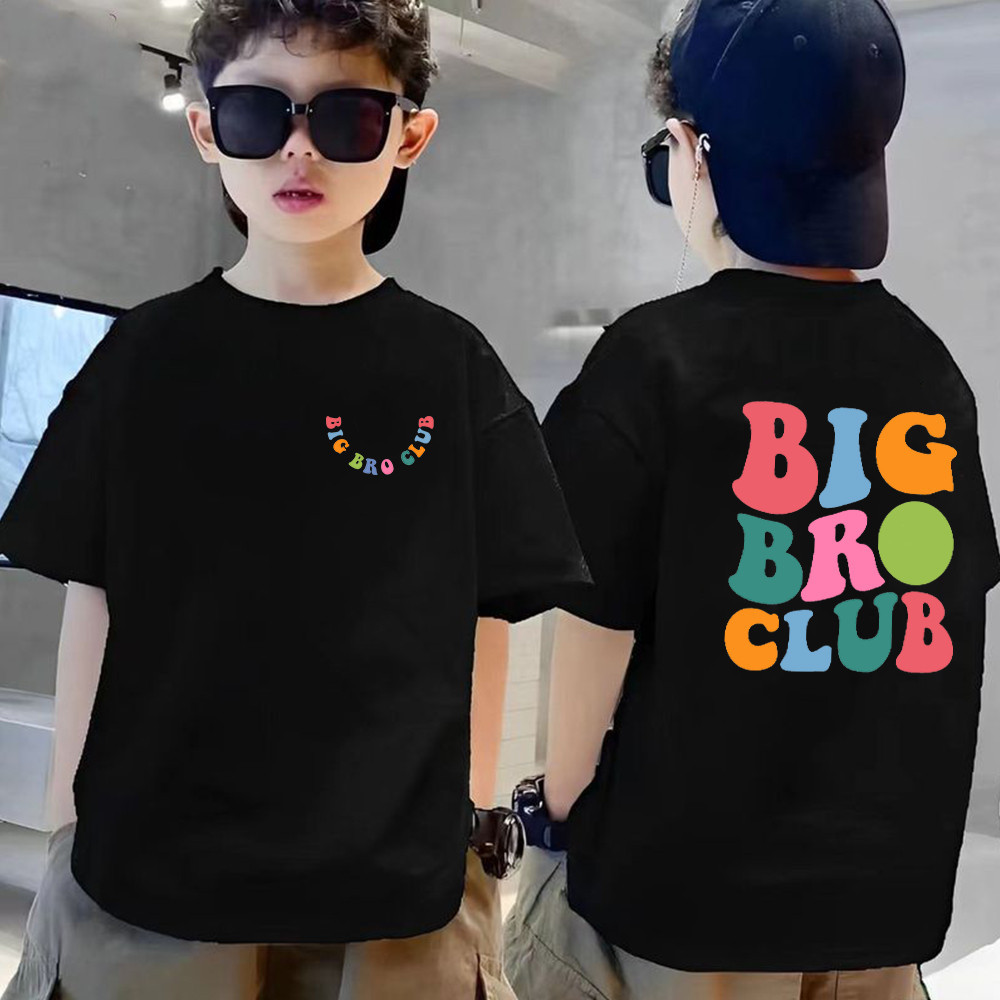 9colors Big Bro Club Fashion Kids T-Shirt Retro in My Big Brother Era ...