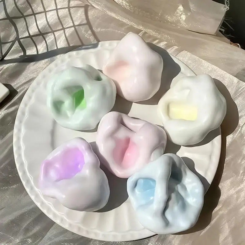 Funny Realistic Glutinous Rice Squeeze Toy Hand Made Ball Simulation ...