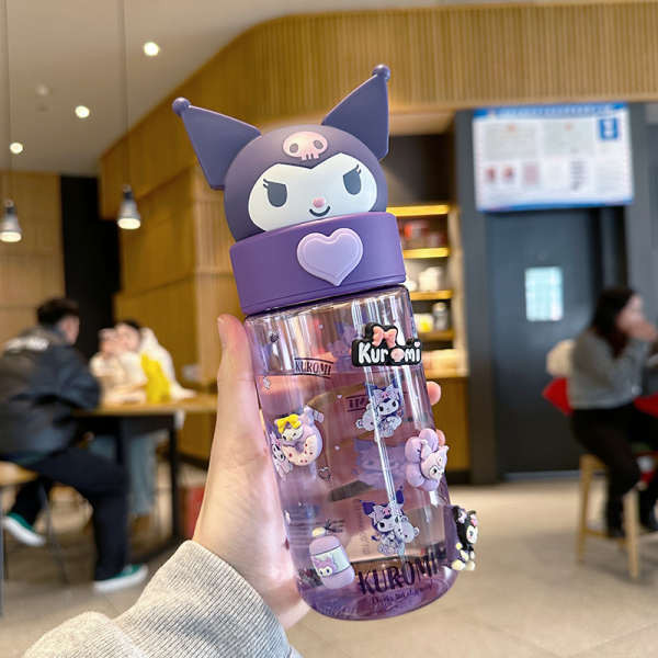 tumbler with straw botol air tahan sejuk kuromi botol air tahan sejuk Kuromi Children's Water ...