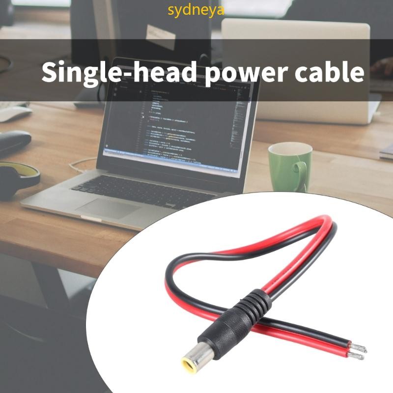 Best DC7909 8mm Male Female Plug to Bare Wire Open End Cable Power ...