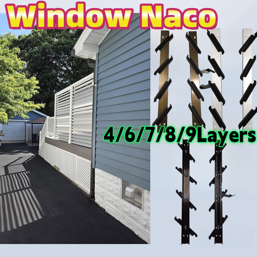 ONE PAIR TINGKAP NACO BLADE / SILVER WINDOW LOUVRE / SINGLE DOUBLE ...