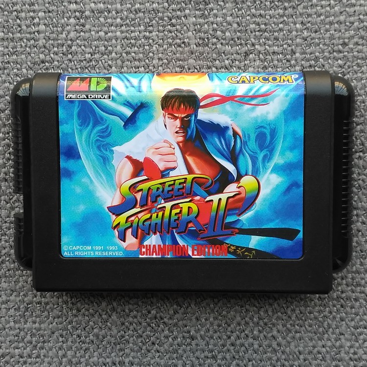 Sega MD Card 12 People Version GENESIS STREET FIGHTER 2 | Shopee Malaysia