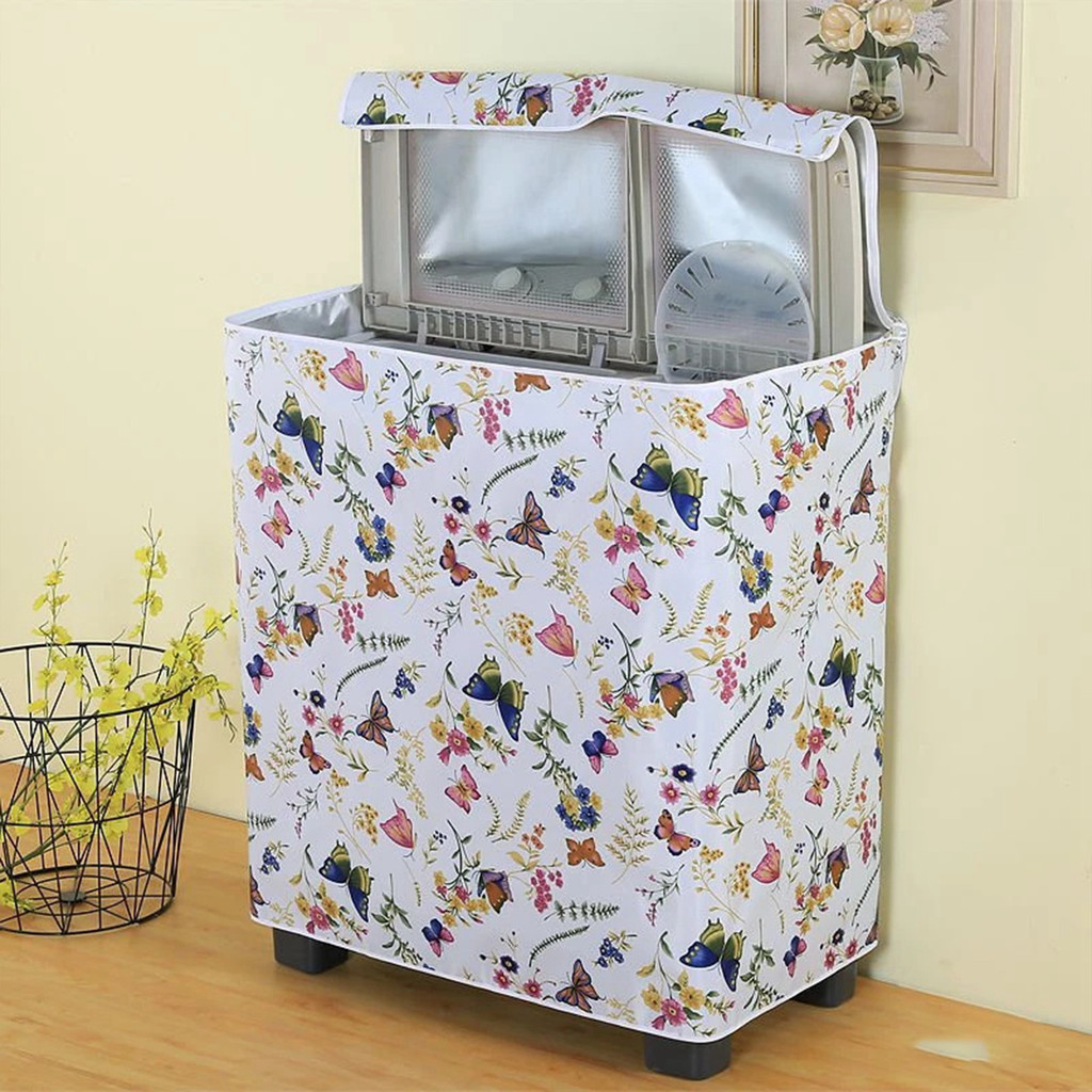 Household Universal Washing Machine Cover Waterproof Sunscreen Double ...