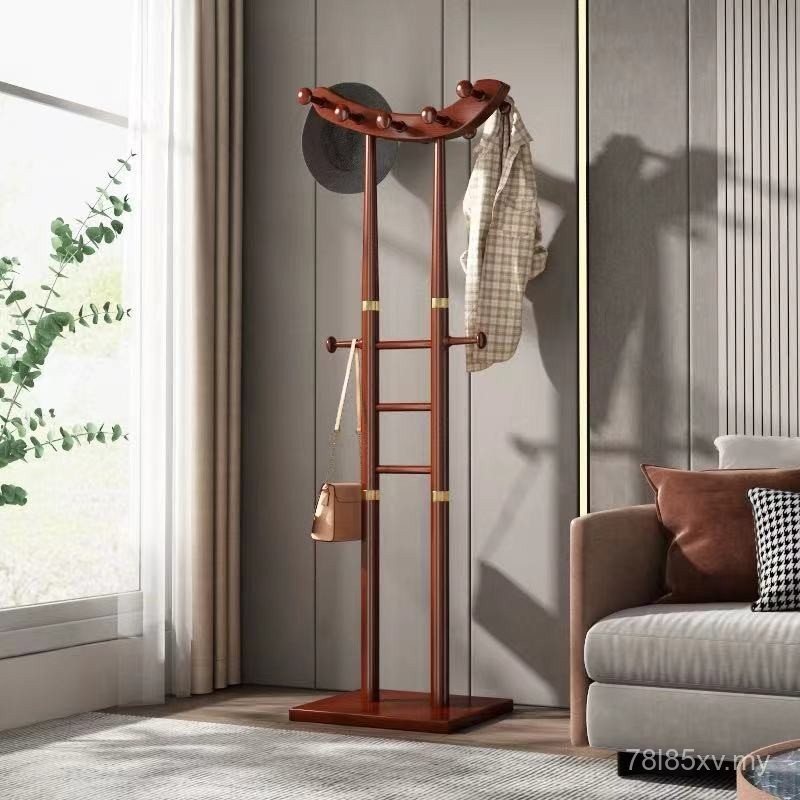 Rak Kot Bentuk Bot Kayu Pejal Batang Dua Lantai Rak Pakaian Berdiri ...