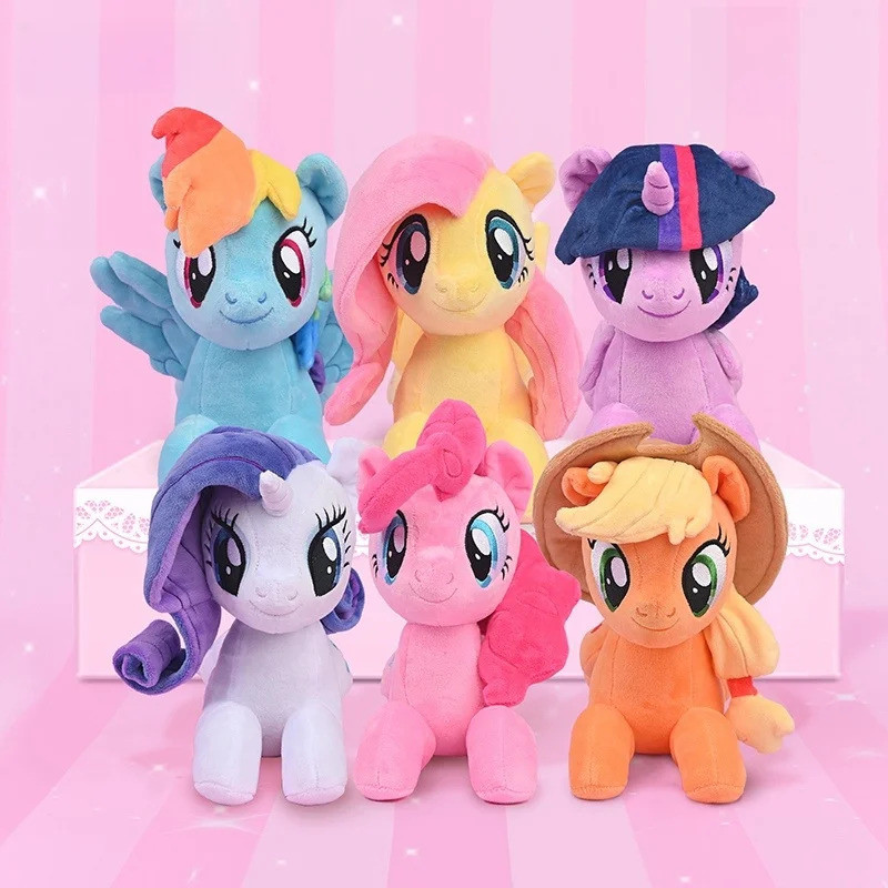 HQ New My Little Pony Plush Toys Twilight Sparkle Pinkie Pie Rarity ...