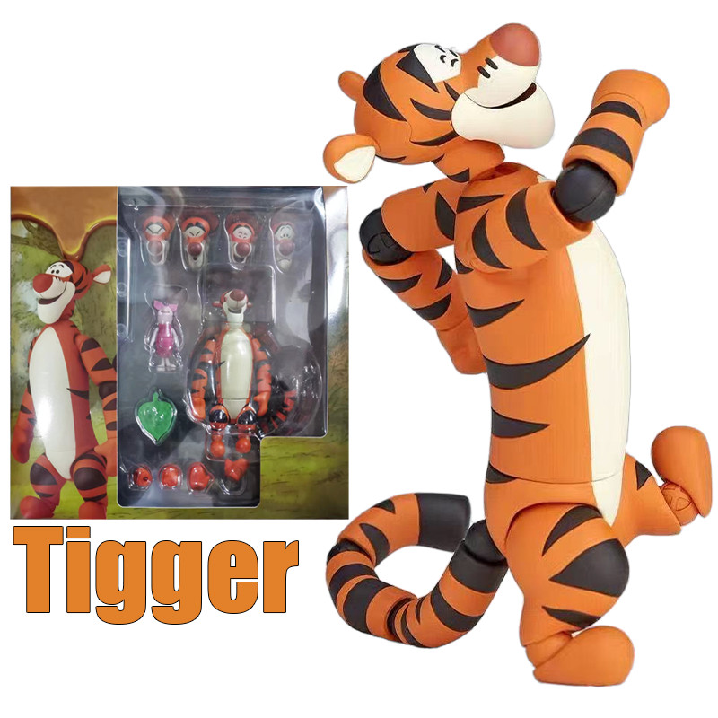 Pooh Bear and Tigger Action Figure Change Face Anime Articulado Action ...