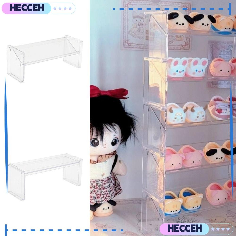 HECCEH1 Storage Rack, Transparent Multi-layer Desktop Display Rack ...