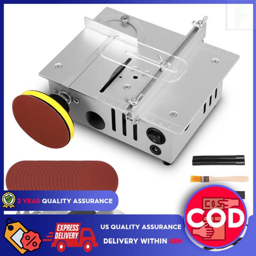 Micro table saw with sand plate, 96w portable precision table saw, 5000 ...