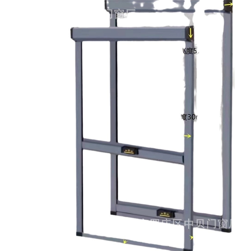 Aloi Aluminium Suis Halimunan Tingkap Skrin Tolak Tarik Jenis B ...