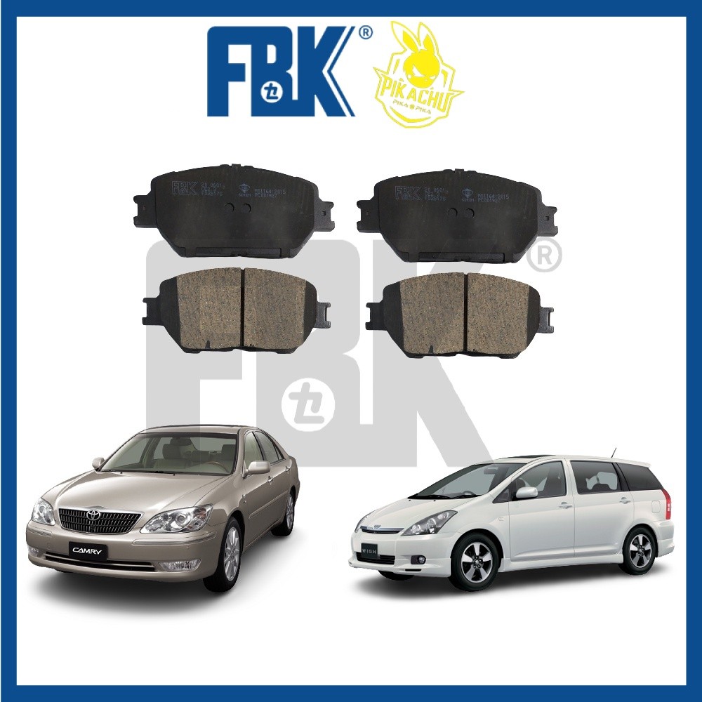 Original FBK Disc Brake Pad Front - Toyota Camry ACV31 ACV30 Wish ZNE10 ...