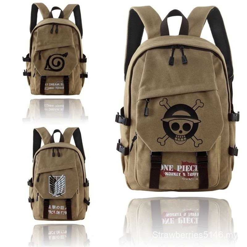 Anime Backpack One Piece Backpack Dragon Ball Attack on Titan Narutoro ...