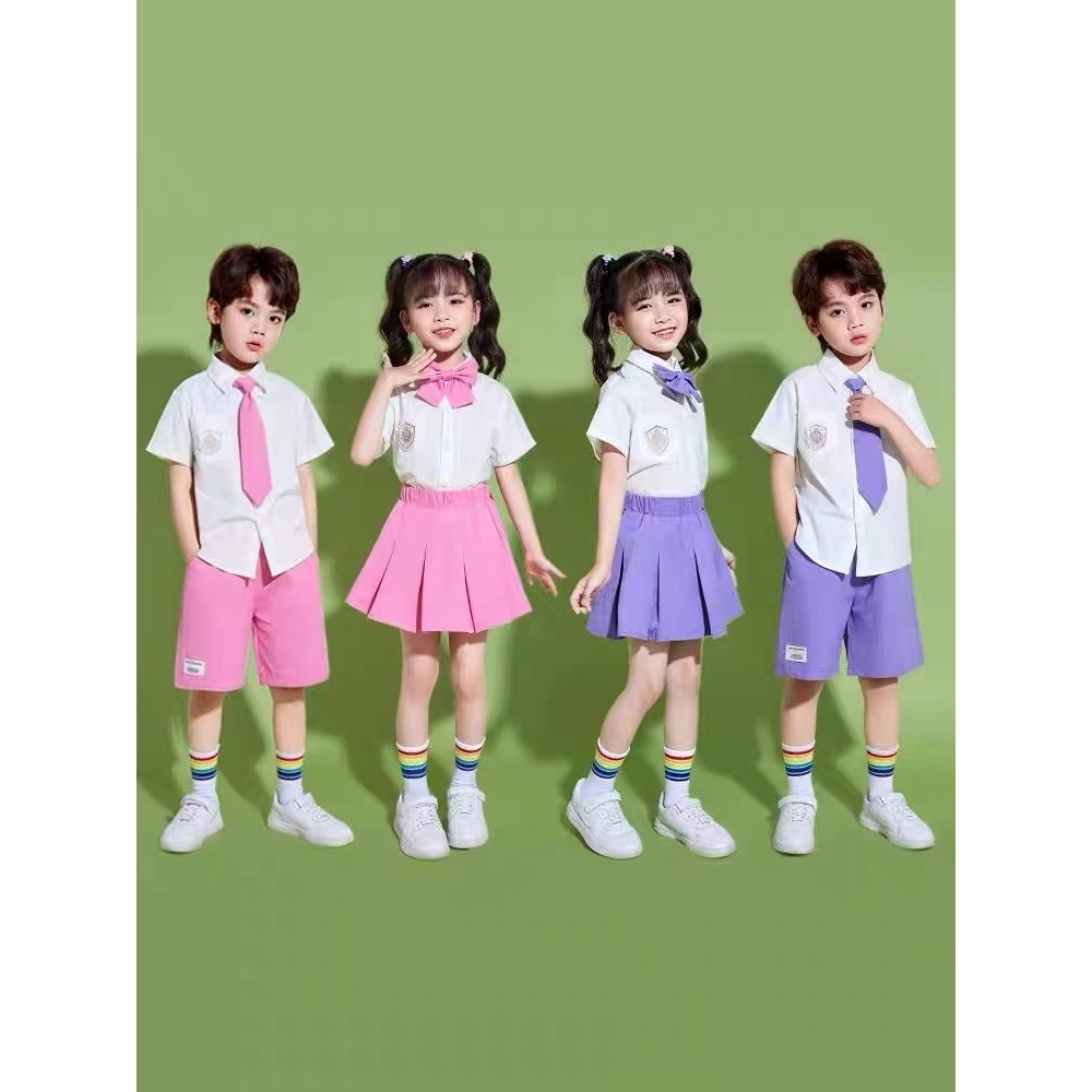 Children's Day Cheerleading Costume Class Uniform Kindergarten ...