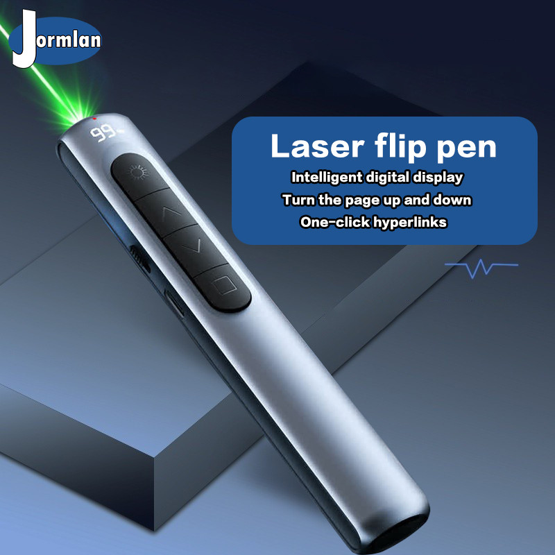 Wireless USB-C Laser Pointer Presenter 2.4GHz PPT Clicker Remote for ...