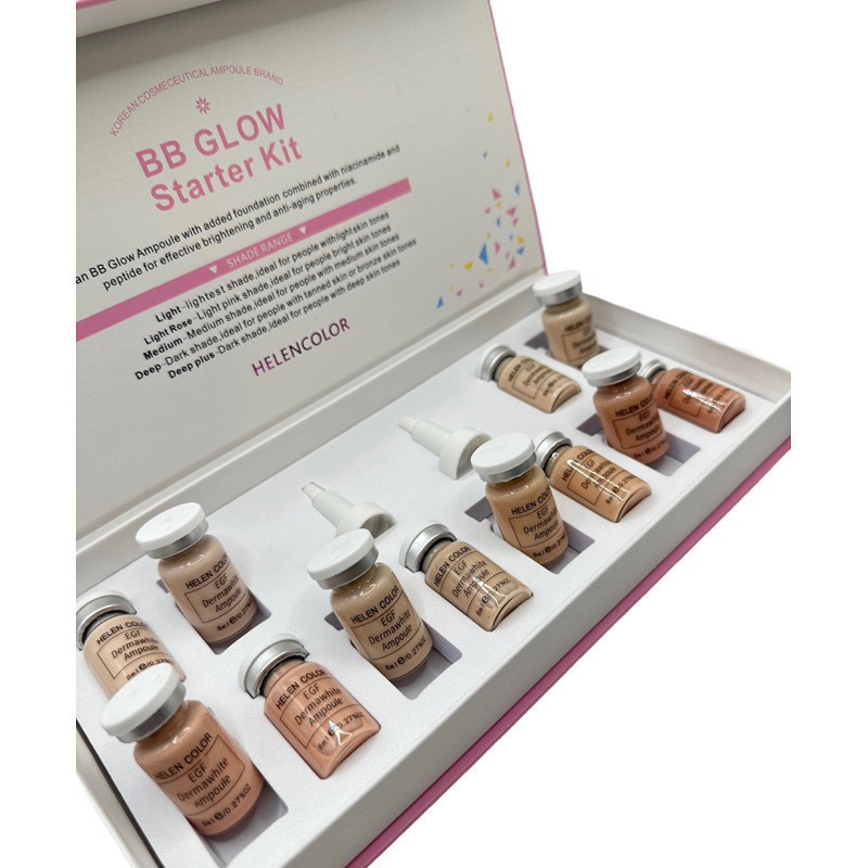 Kit Bb Glow 12 Ampoules 8ml Original Helen Color Cd /01 | Shopee Malaysia