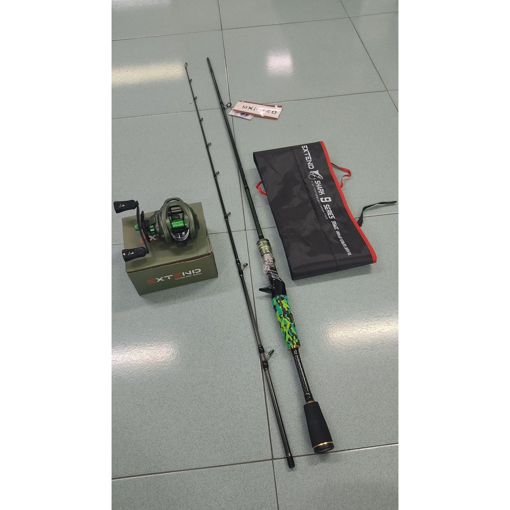 COMBO CASTING SET, EXTEND SHARK 9 SERIES ROD + EXTEND END9C CASTING ...