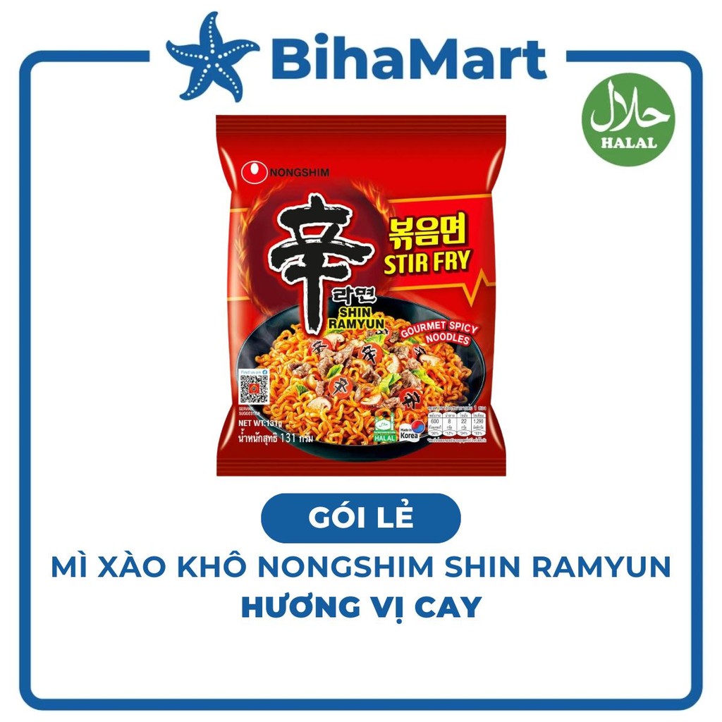 [RETAIL Package] - NONGSHIM - Shin Ramyun dry fried noodles with spicy ...