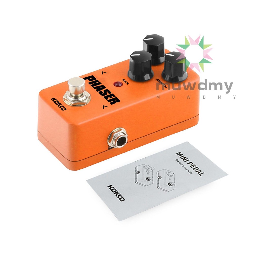 KOKKO Phase Pedal Portable Phase Phaser Pedal Phase Bypass Phaser ...