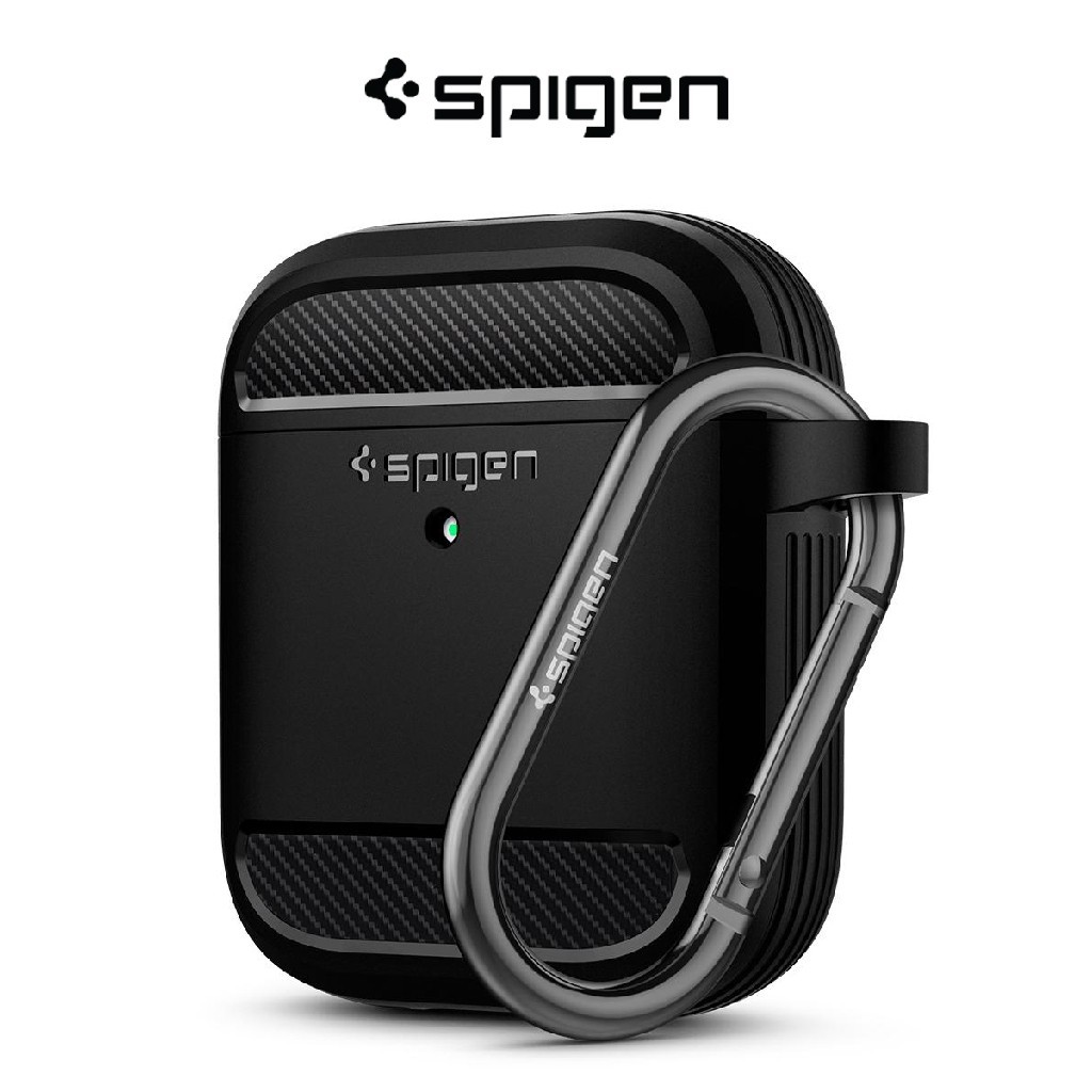 Spigen Rugged Armor Wireless Earbuds Casing For Apple AirPods 2nd Gen ...