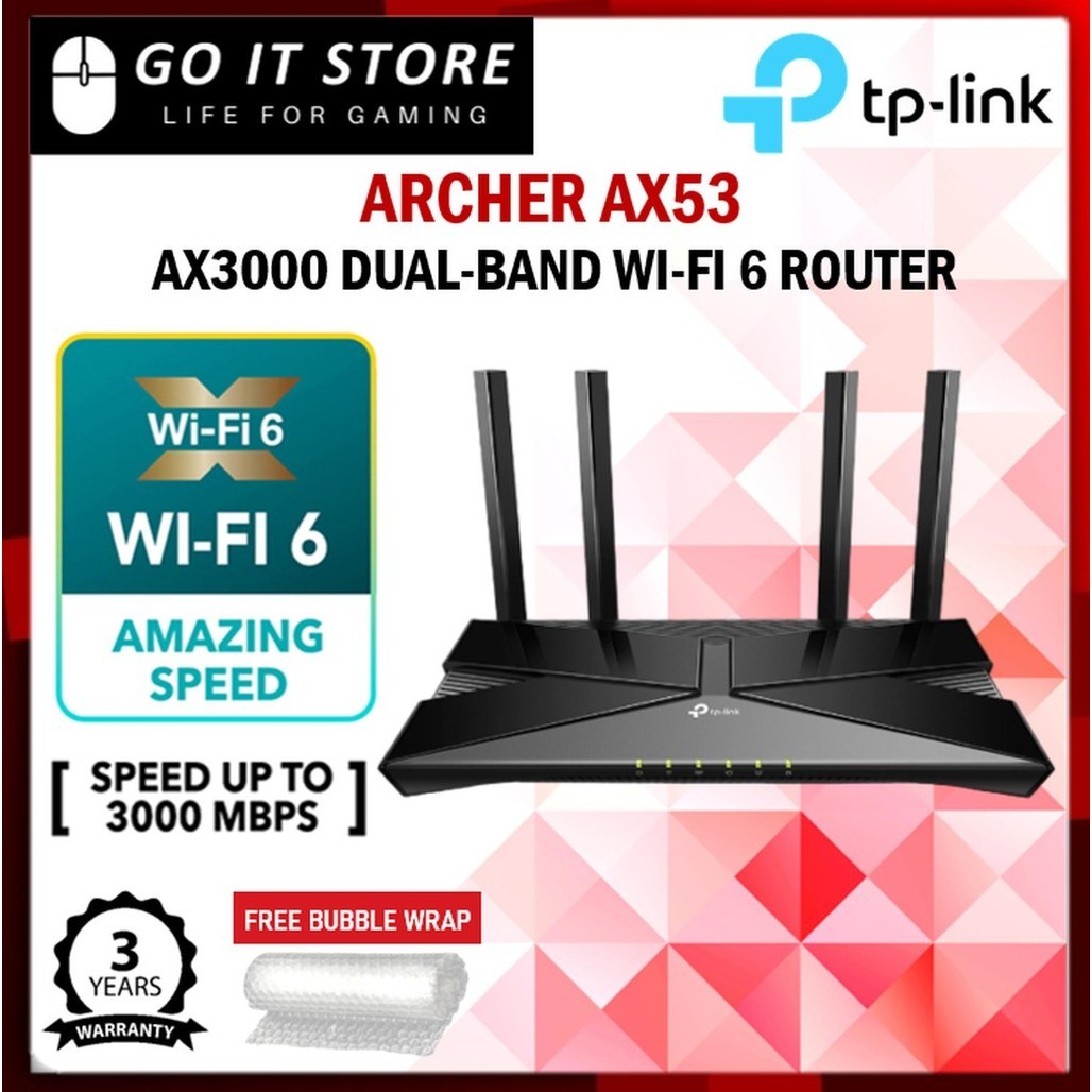 TP-Link Router Archer AX53 / Archer AX55 / Archer AX55 Pro AX3000 Dual ...