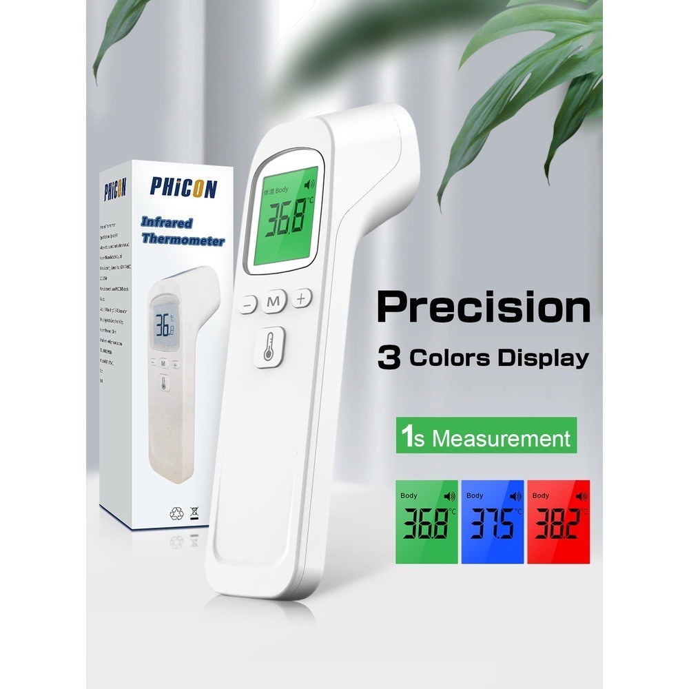 Digital Smart Non-contact Handsfree Forehead Body Temperature Scanner ...
