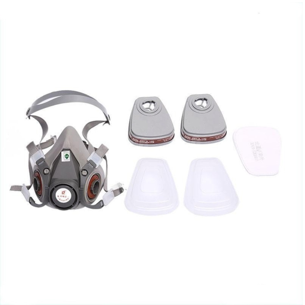 7in1 6200 N95 Grade Anti Gas Poison Mask Protection Toxic Vapor Filter ...
