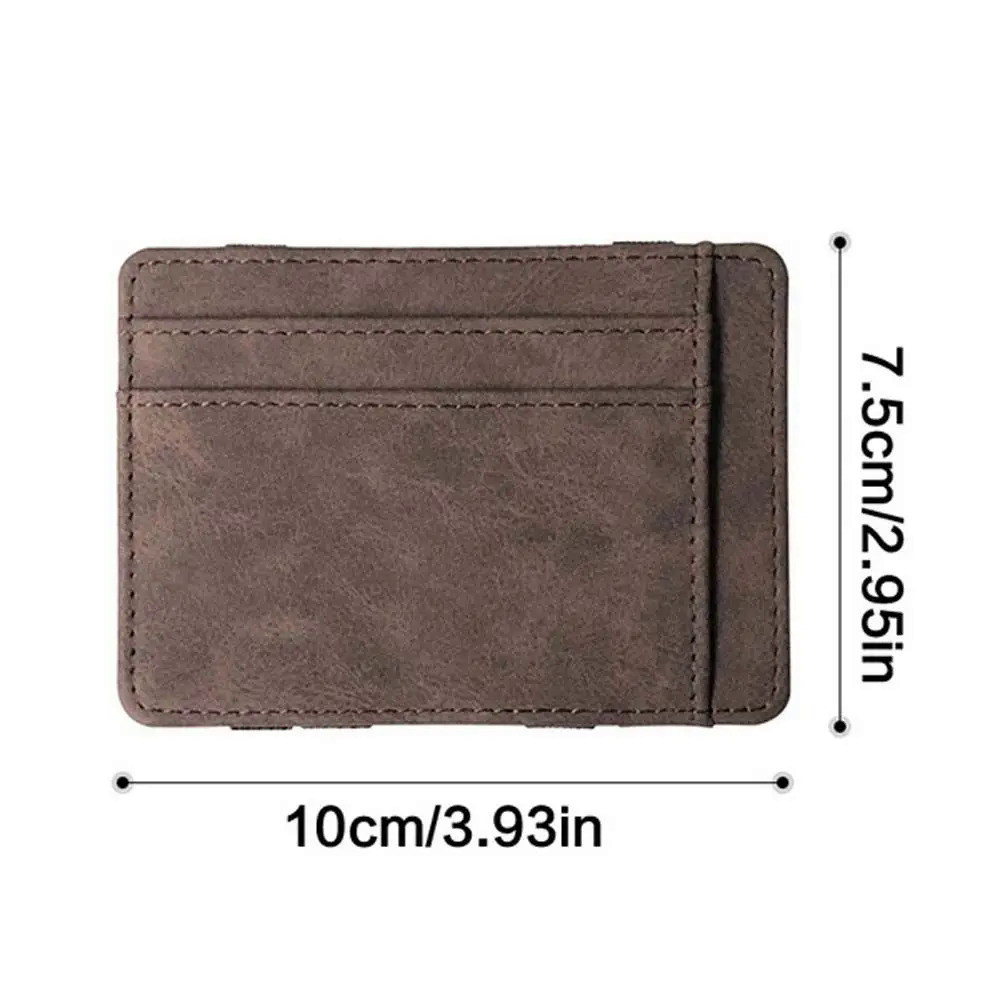 Mini Zipper Bag Coin Purse Coin Pocket Card Case Magic Money Clip Men ...