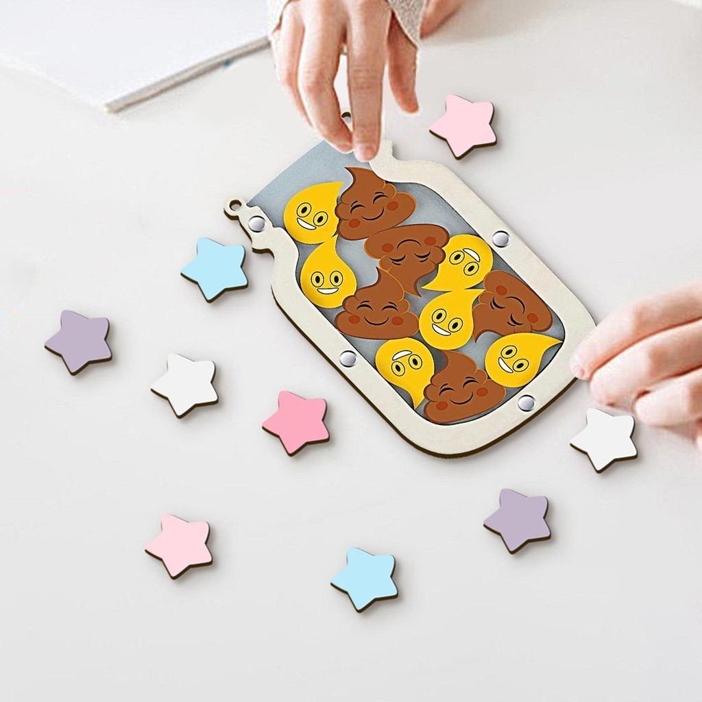 Potty Training Reward Jar Training Star Behavior Jar for Kids Positive ...